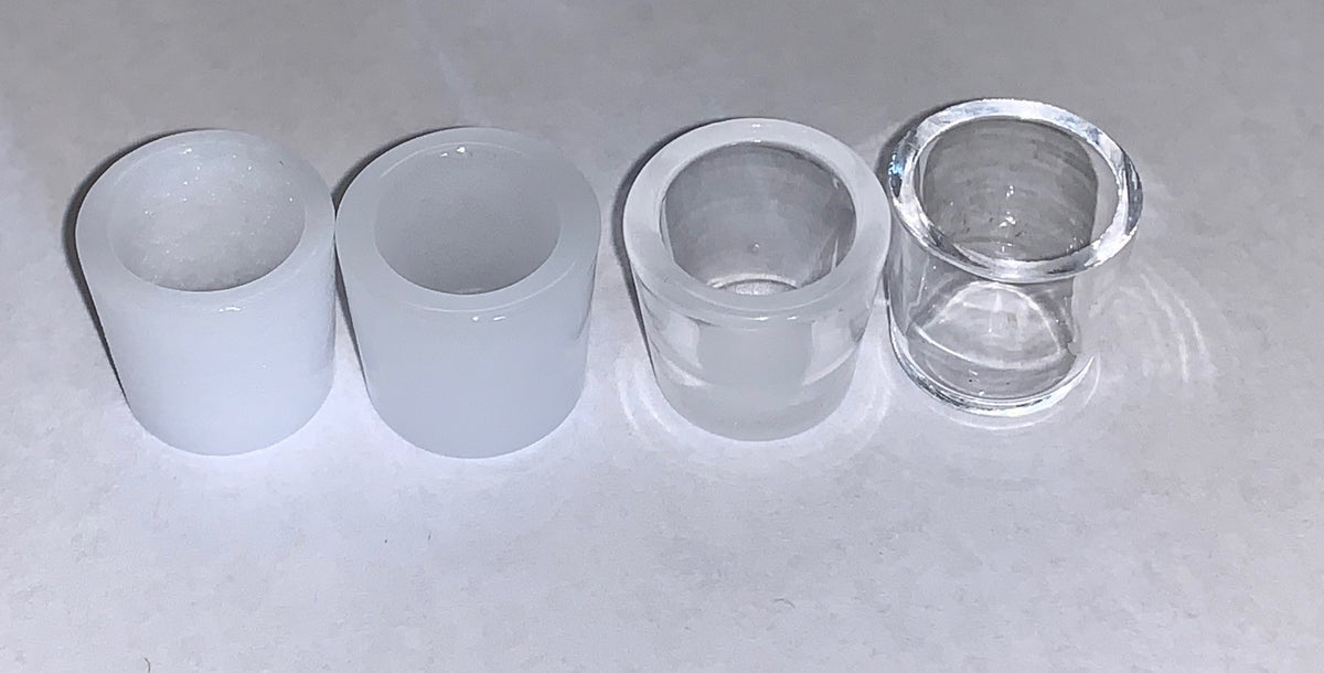 Assorted Quartz Peak Inserts- opaque/opaque bottom/clear – Mr. Bonsai