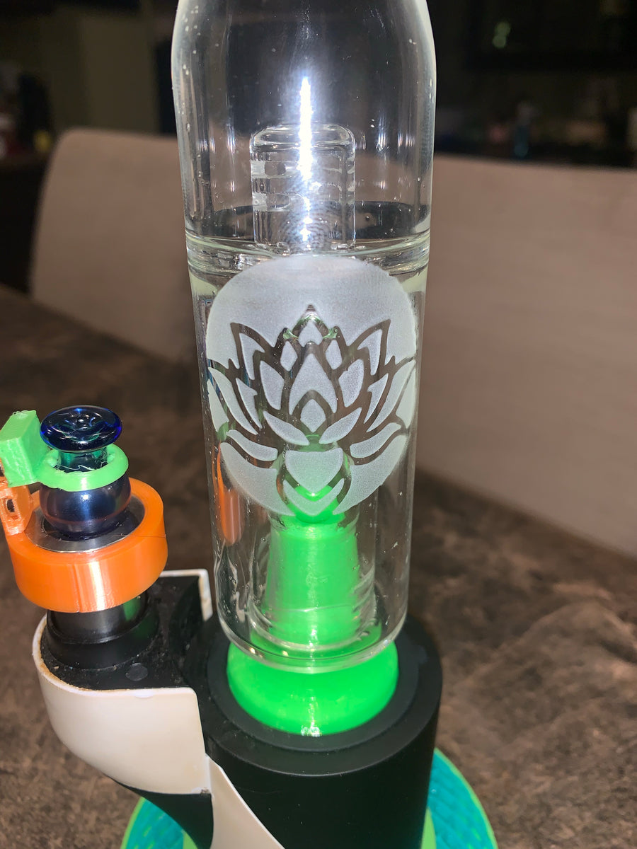 Sandblasted 14mm Hydratube bubbler universal glass Erig attachment – Mr ...